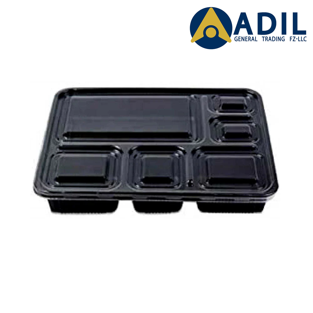 Microwave Container With Lid 6 Compartment - Adil Trader